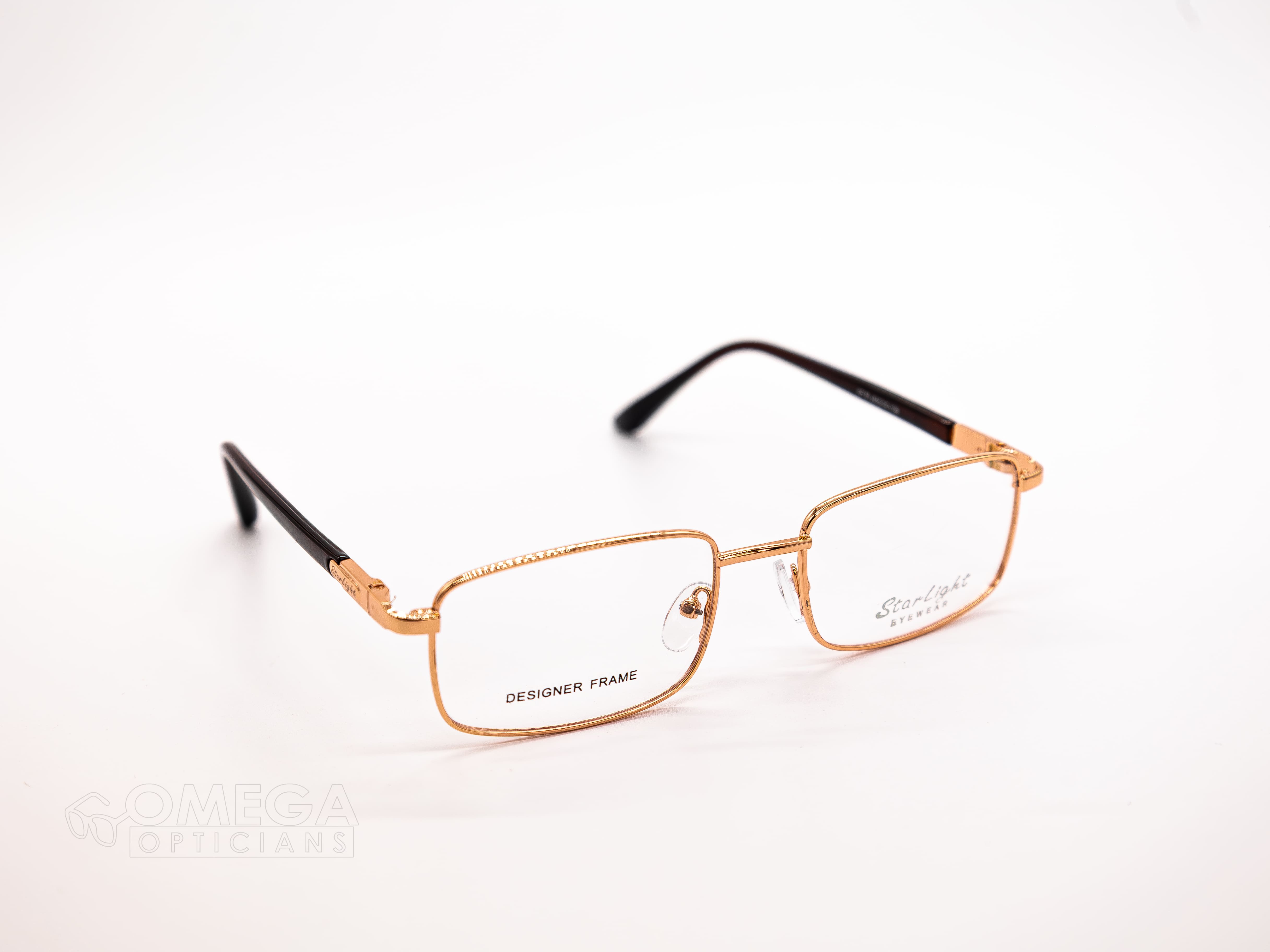 Starlight Classic Gold & Black Designer Frame – Omega Opticians Limited ...
